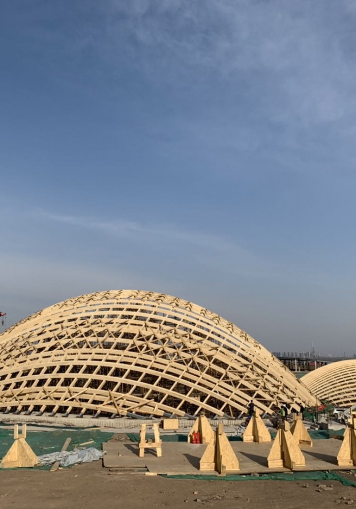 Taiyuan Domes Botanical Garden – Three impressive Timber Gridshell Dome Structures in China ...