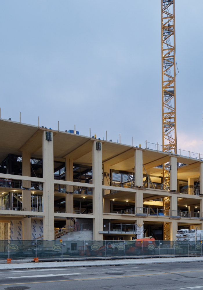 Limberlost Place - A Slab Banded Timber Structure - ISM Montréal